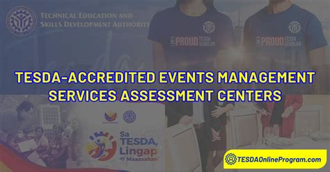 List Of Tesda Accredited Events Management Services Training Assessment Centers Tesda Online