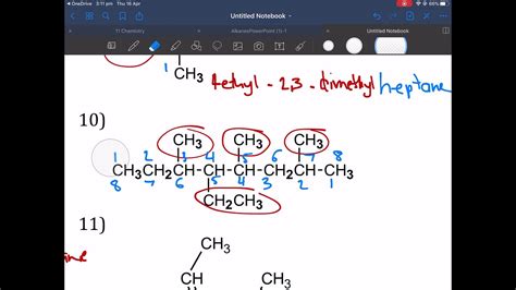 Naming Hydrocarbons Worksheet