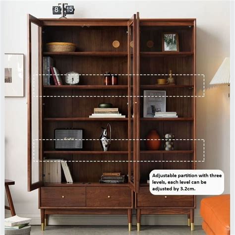Walnut Glass Display Cabinet Archipro Nz