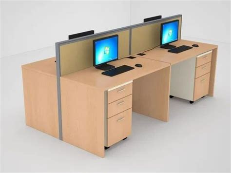 Plywood 4 Seater Linear Workstation Table At Rs 7000 Piece In New Delhi