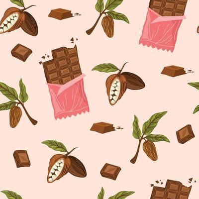 Cocoa Pattern Vector Art Icons And Graphics For Free Download