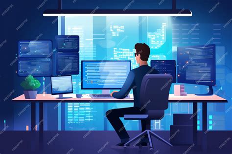 Premium Photo Unveiling The Power Of Technology Embracing The Future With A Skilled Developer