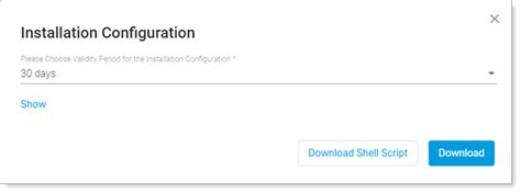 Installation Configuration File