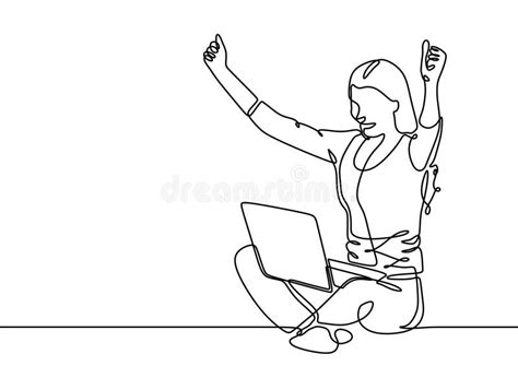 Girl Finishing Stock Illustrations 445 Girl Finishing Stock