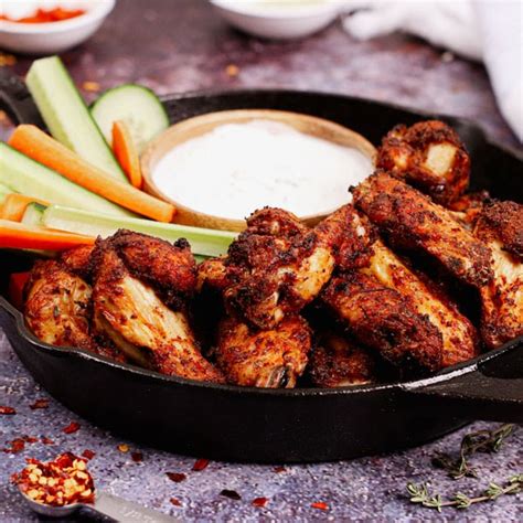 Air Fryer Chicken Wings Dry Rub 🍗 10 Flavors To Choose From