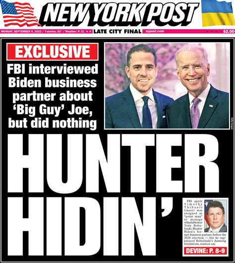 Fbi Agent Timothy Thibault Hid Intel From Whistleblower On Hunter The