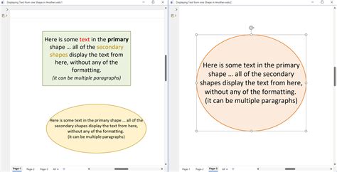 Automatically Displaying Visio Shape Text In Other Shapes Bvisual