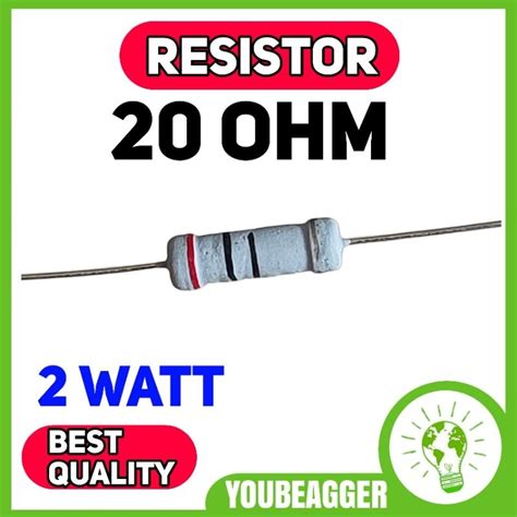 Jual Resistor 20 Ohm 2w Shopee Indonesia
