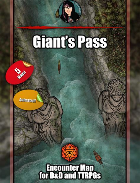 Giants Pass Angela Maps Free Static And Animated Battle Maps For Dandd And Other Rpgs