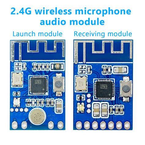 Aideepen 2 4g Wireless Microphone Audio Signal Receiving And Transmitting Module Wireless Mic