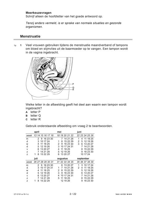 SOLUTION Biologie Cse Vmbo Gl En Tl 2018 Examenblad Studypool