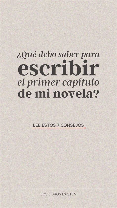 Ideas De Consejos Sobre Escritura Consejos Sobre Escritura Escritura De Libros Como