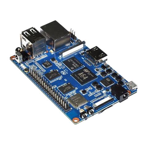 Banana Pi M64 64 Bit Quad Core Allwinner A64 Mini Single Board Computer