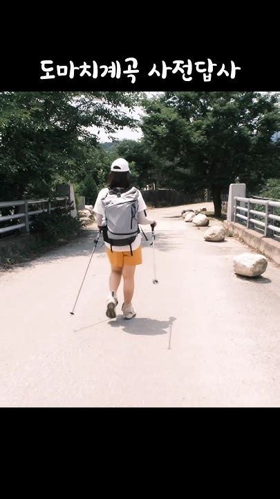 도마치계곡 백패킹 사전답사 풀독 조심하세요 ⚠️ Camping 여행 Travel Youtube