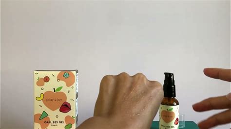 Play And Joy Fruity Oral Sex Gel Youtube