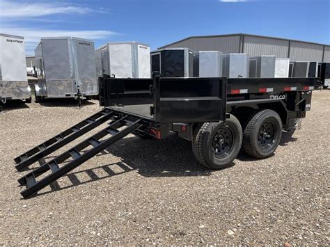Delco 5x10 7k Dump Trailer Spreader Gate Tarp System 6ft Ramps