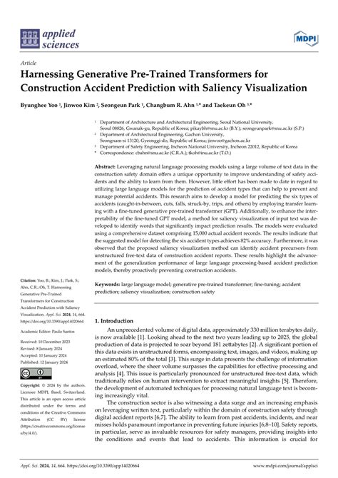 Pdf Harnessing Generative Pre Trained Transformers For Construction