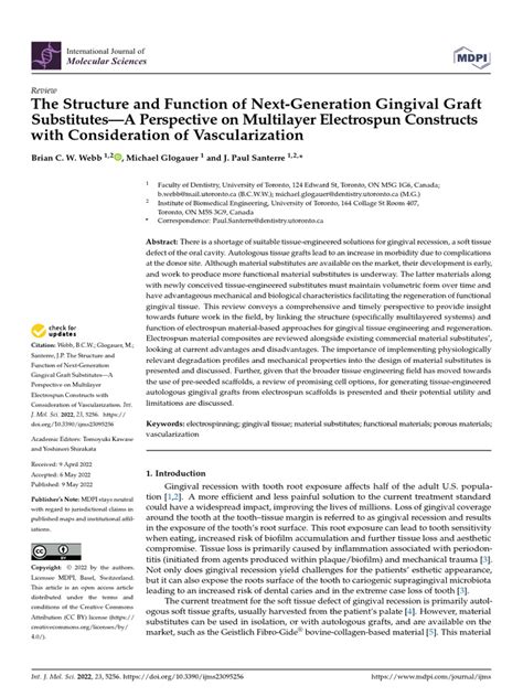The Structure And Function Of Next Generation Gingival Graft