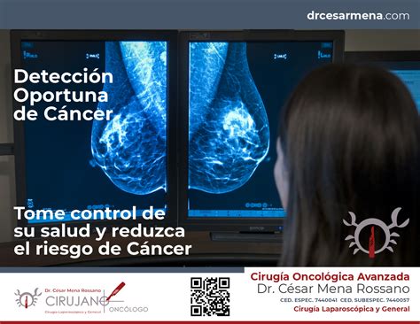 Detección Oportuna De Cáncer En Mujeres Dr César Mena Rossano