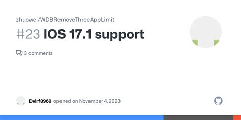 IOS Support Issue Zhuowei WDBRemoveThreeAppLimit GitHub