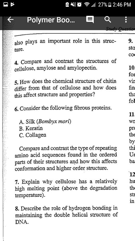 SOLVED 0 LZ 2 46 PM Polymer Boo Also Plays An Important Role In