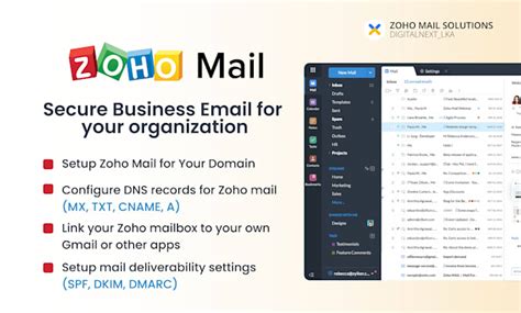 Setup Zoho Mail For Your Domain By Digitalnext Lka Fiverr