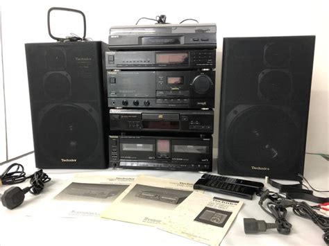 TECHNICS STACK SYSTEM With Speakers Remotes Hi Fi Separates PAT Tested Working EUR 186 96