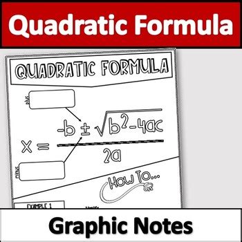 Quadratic Formula Notes By Lauren Fulton Teachers Pay Teachers