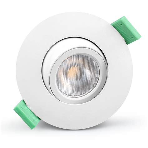 Kit 1 Spot Encastré Sdb Bbc Orientable Module Led 2700 à 4000k