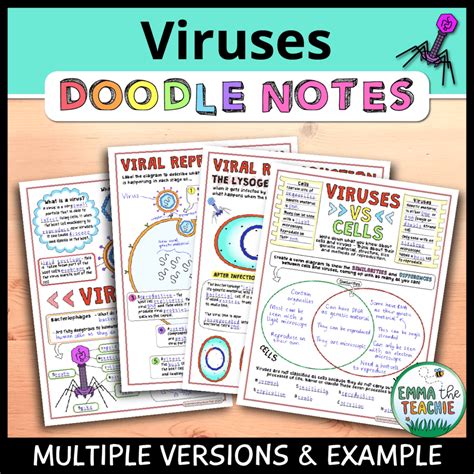 Viruses Doodle Notes Emmatheteachie