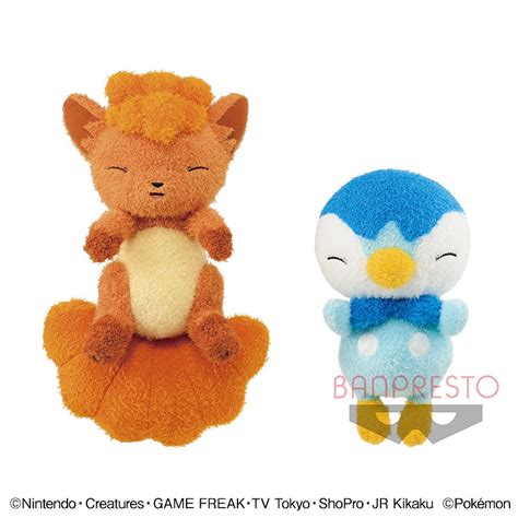 ポケットモンスター サン＆ムーン ポケぎゅっとでっかいぬいぐるみ～ロコン・ポッチャマ～｜タイトーの9月のおすすめプライズ