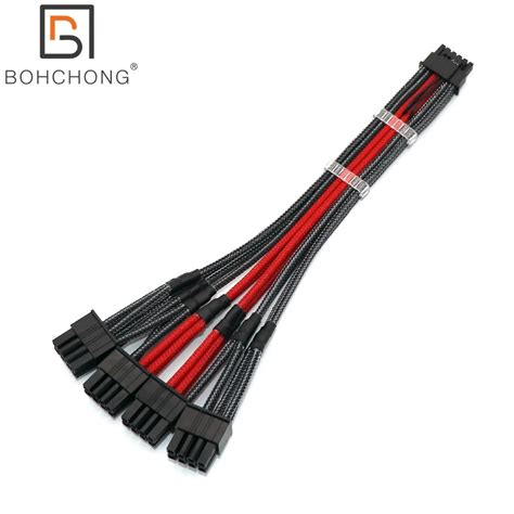 RTX4090Ti 4090 12VHPWR 12 4Pin To 4pcs CPU Male 8Pin ATX 16AWG 5 0