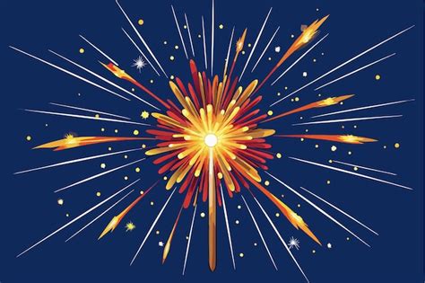Close Up View Of Single Firework Exploding Revealing The Intricate