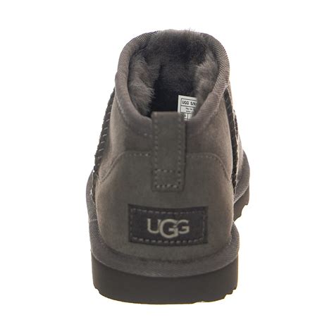 Ugg Classic Ultra Mini Booties Grey Dressinn