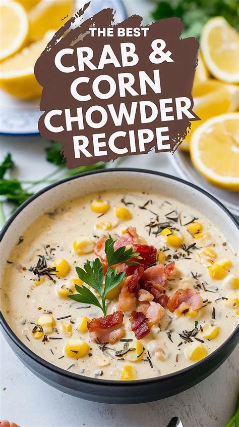 The Ultimate Crab And Corn Chowder Recipe Crab Clam Chowder Crab Chowder Soup Crab And Corn