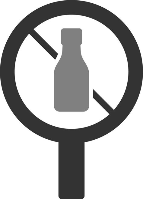 No Alcohol Vector Icon 20010734 Vector Art At Vecteezy