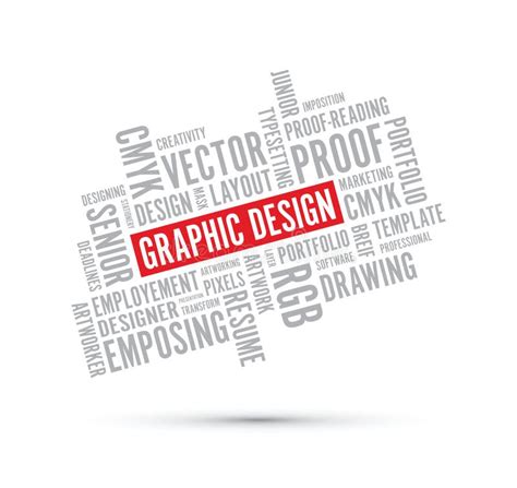 Fondo De La Palabra Del Diseño Gráfico Ilustración Del Vector