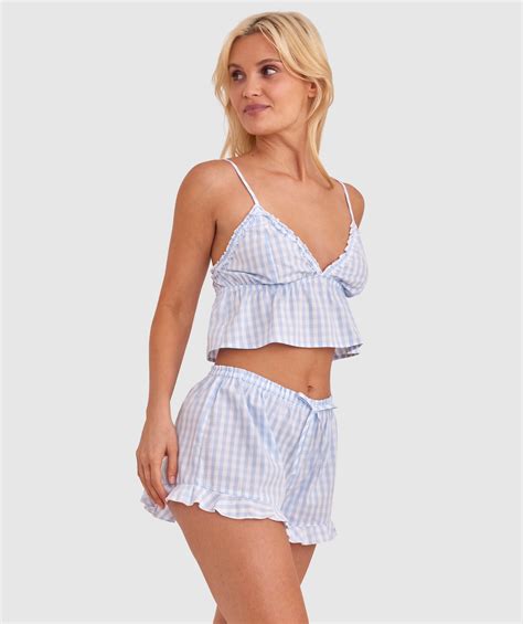 Bras N Things Liquid Satin Short Light Blue 00634512