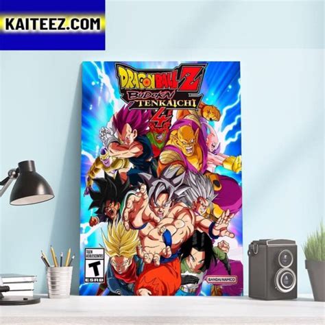 Dragon Ball Z Budokai Tenkaichi 4 Official Poster Art Decor Poster