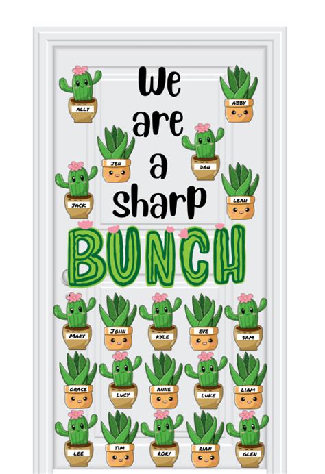Mash Back To School Cactus Door Display Resource