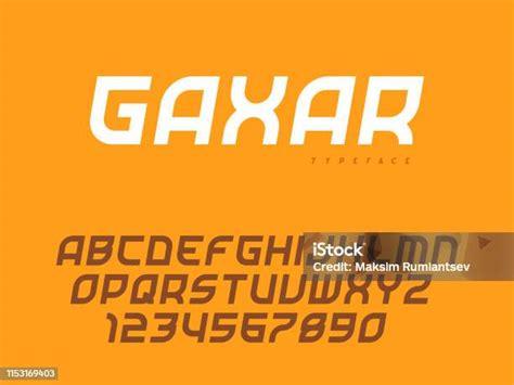 라틴어 대문자 알파벳 문자와 숫자입니다 추상 글꼴입니다 벡터 일러스트 0명에 대한 스톡 벡터 아트 및 기타 이미지 0명 가장자리 갈색 Istock