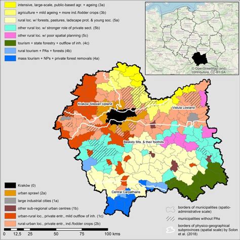 Spatial Structure Of Clusters Of Municipalities In Lesser Poland