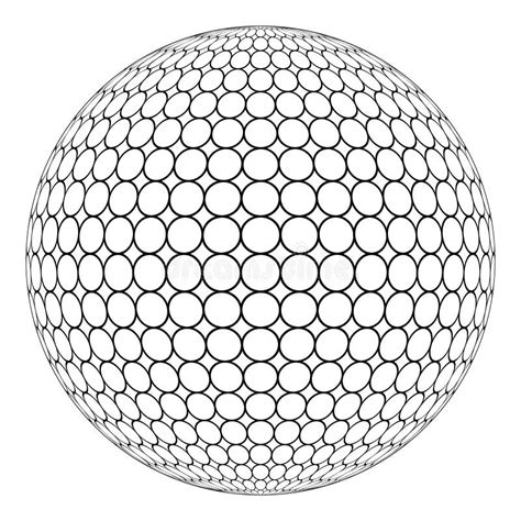 Set 3d Ball Globe Model Of The Earth Sphere With A Coordinate Grid Stock Vector Illustration
