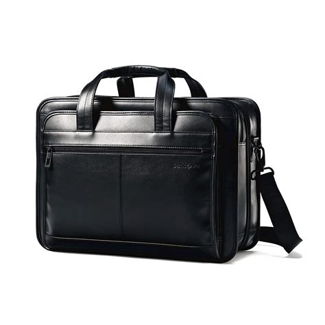 תיק עור Samsonite Leather Expandable Briefcase - AliBuy