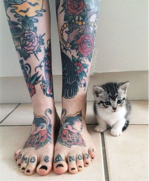 Tattoos And Modifications Leg Tattoos Toe Tattoos Foot Tattoos