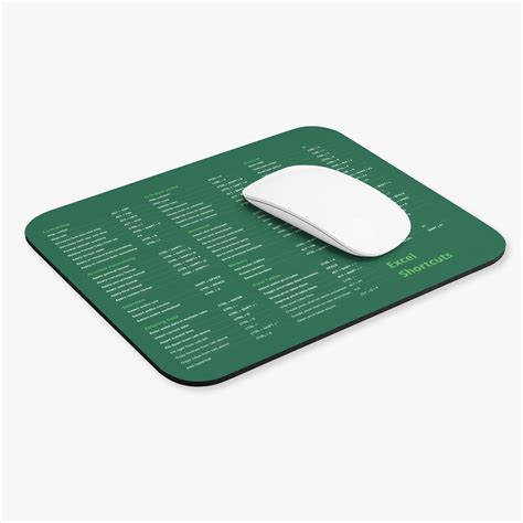 Excel Shortcuts Mouse Pad Excel Shortcut Accountant Office Etsy