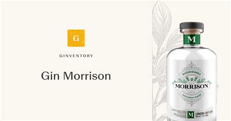 Gin Morrison — Gins Ginventory