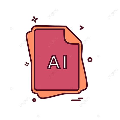 File Types Vector Hd Images Ai File Type Icon Design Vector File