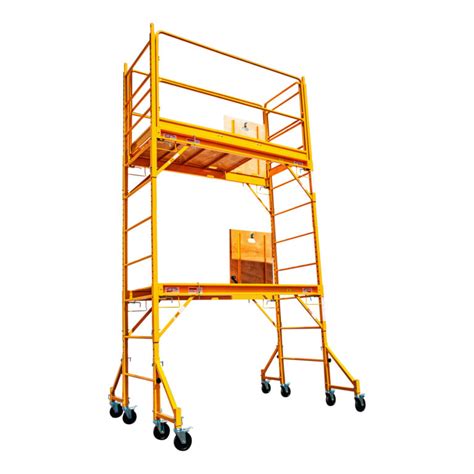 Scaffolding 12 Ft W Guard Rail And Outriggers Scaf 12hp With Safeclimb