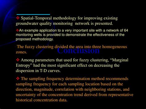 Ppt Optimal Design Of Groundwater Quality Monitoring Using Entropy Theory Powerpoint